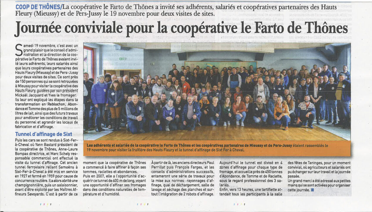 Journée conviviale pour la coopérative le Farto - Le Farto